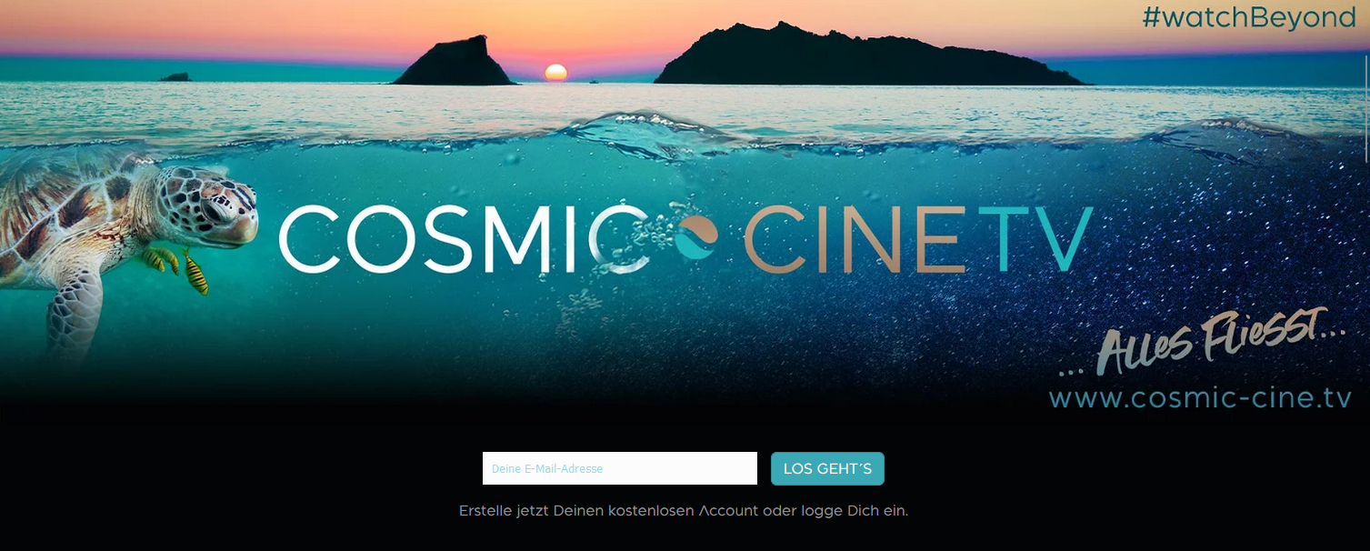 Neue Streaming-Plattform: Cosmic Cine TV / Humanitys Team Deutschland